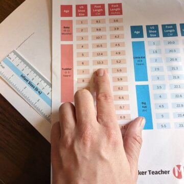 US Baby and Toddler Shoe Size Chart and How-To Guide - Mommy Maker Teacher