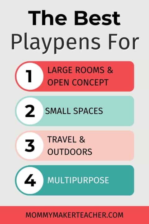Best Baby Playpens for Crawling Babies and Toddlers - Mommy Maker Teacher